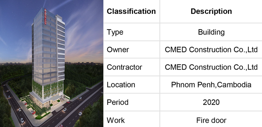 OCIC OFFICE BUILDING - CAMBODIA DOOR JSC